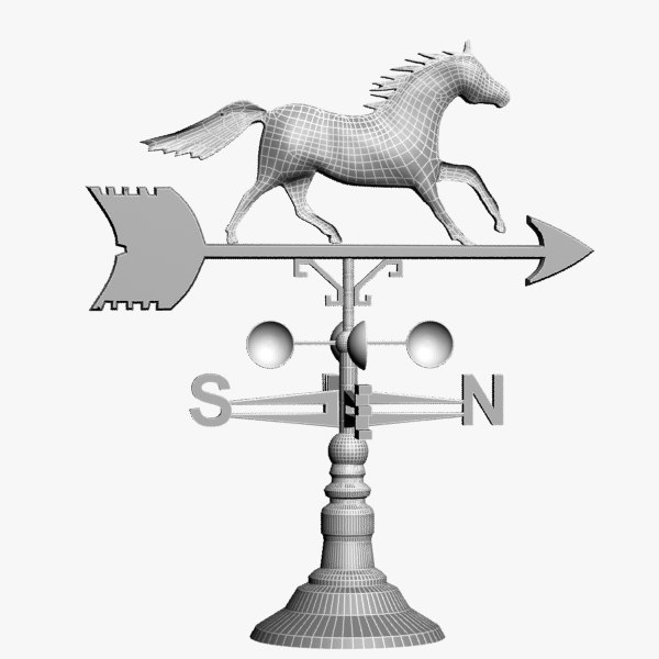 weather vane 3d model