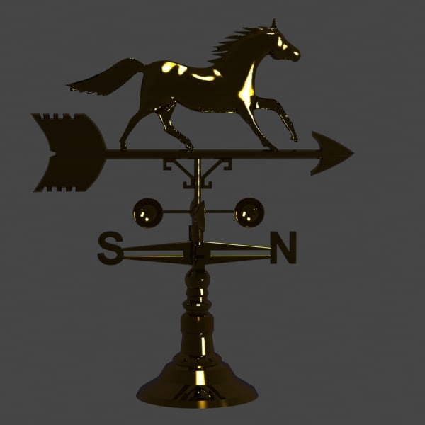 weather vane 3d model