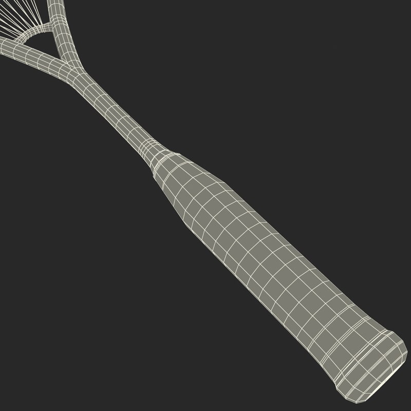 3d squash racquet