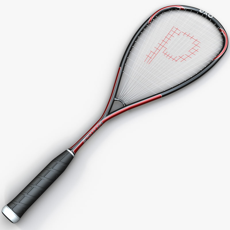3d squash racquet