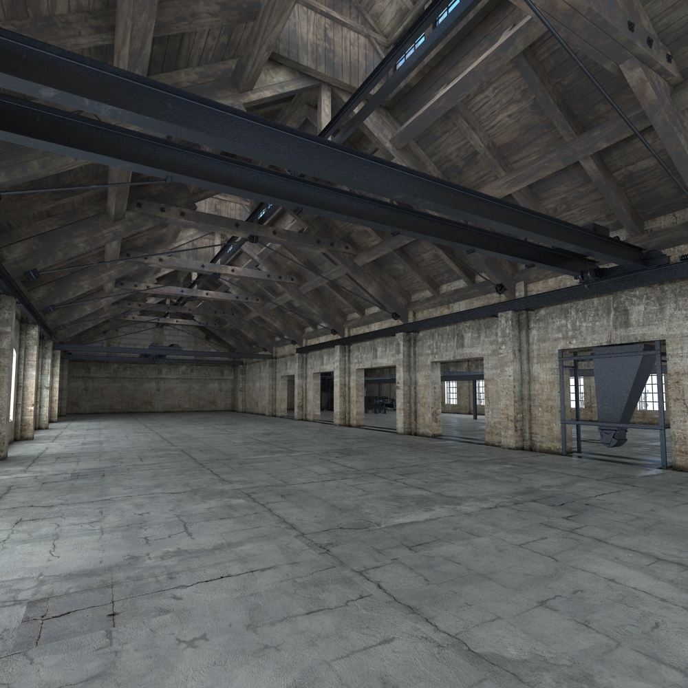 warehouse realistic 3d max