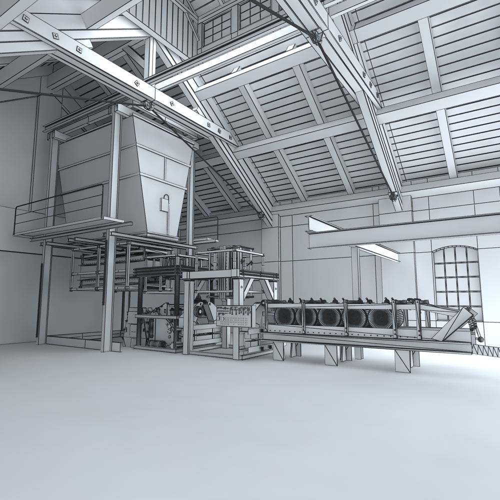 warehouse realistic 3d max