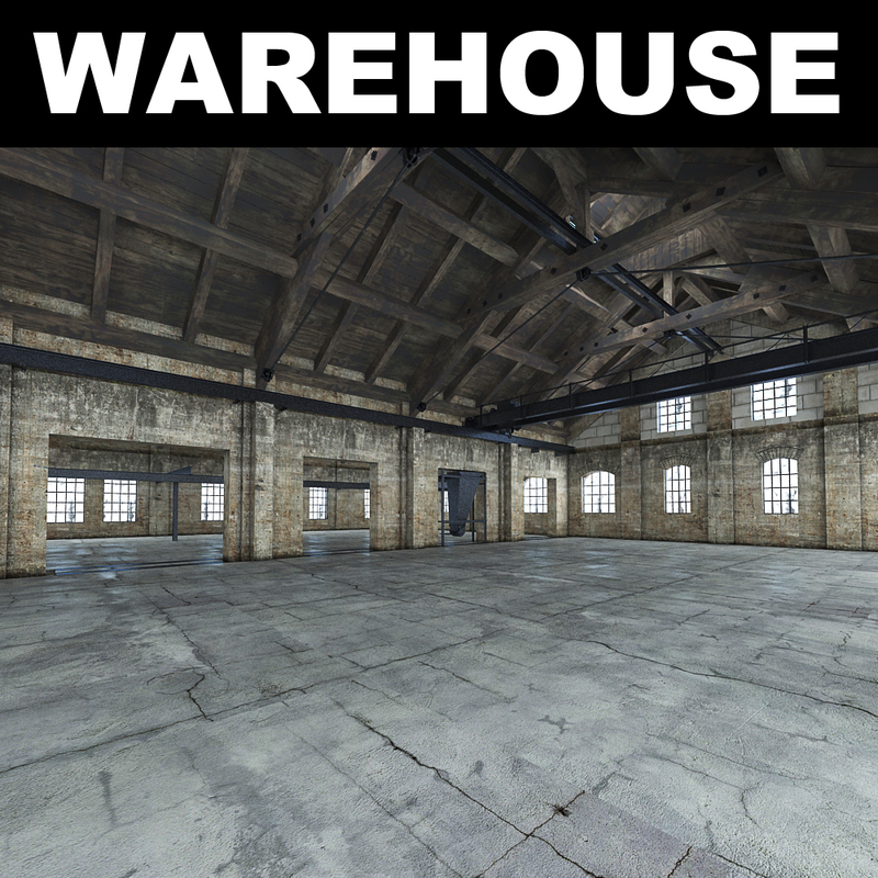 warehouse realistic 3d max