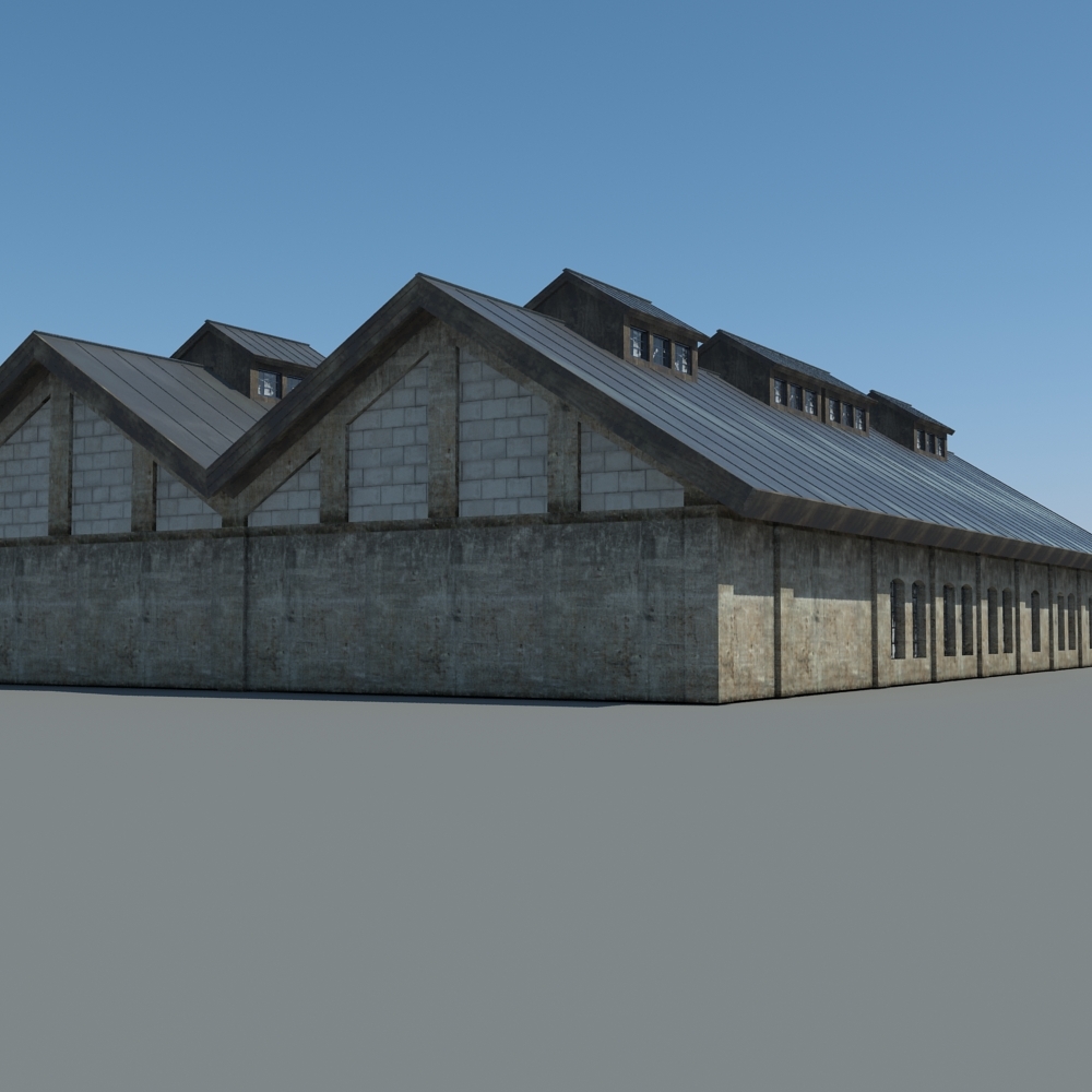 warehouse realistic 3d max