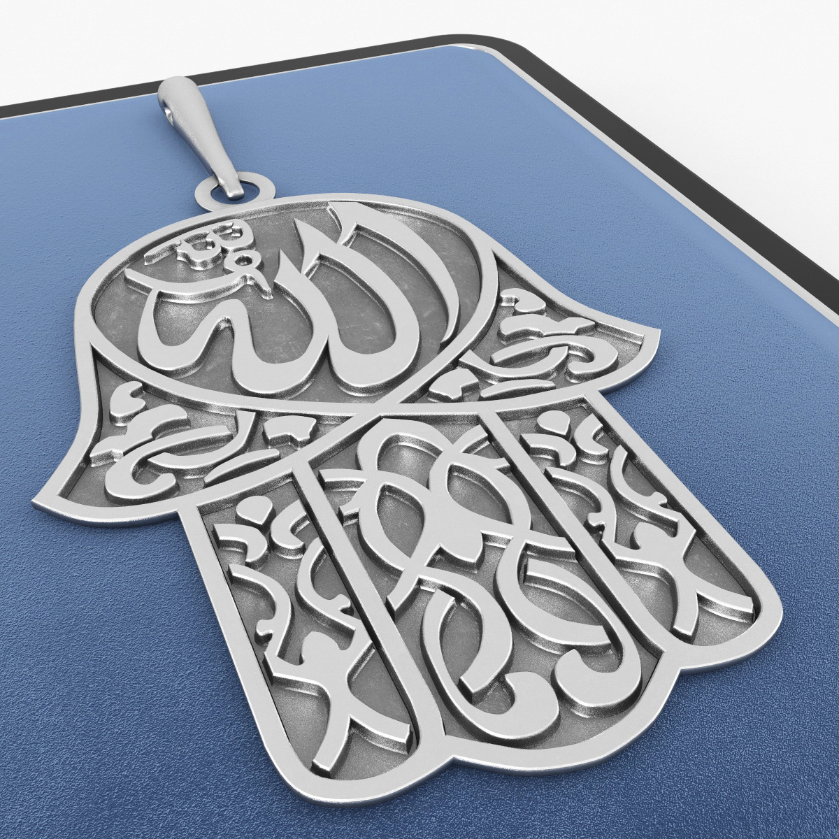 hamsa pendant 3d model
