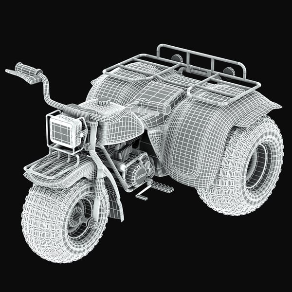 3d honda atc 200e model