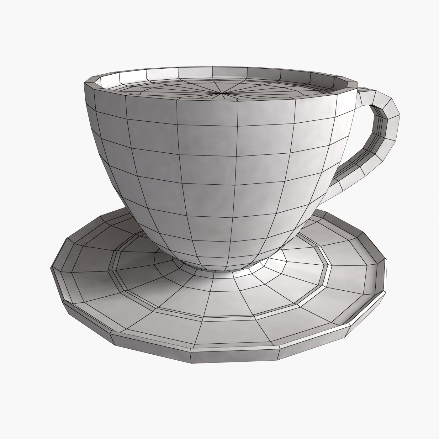 3d coffee cups model