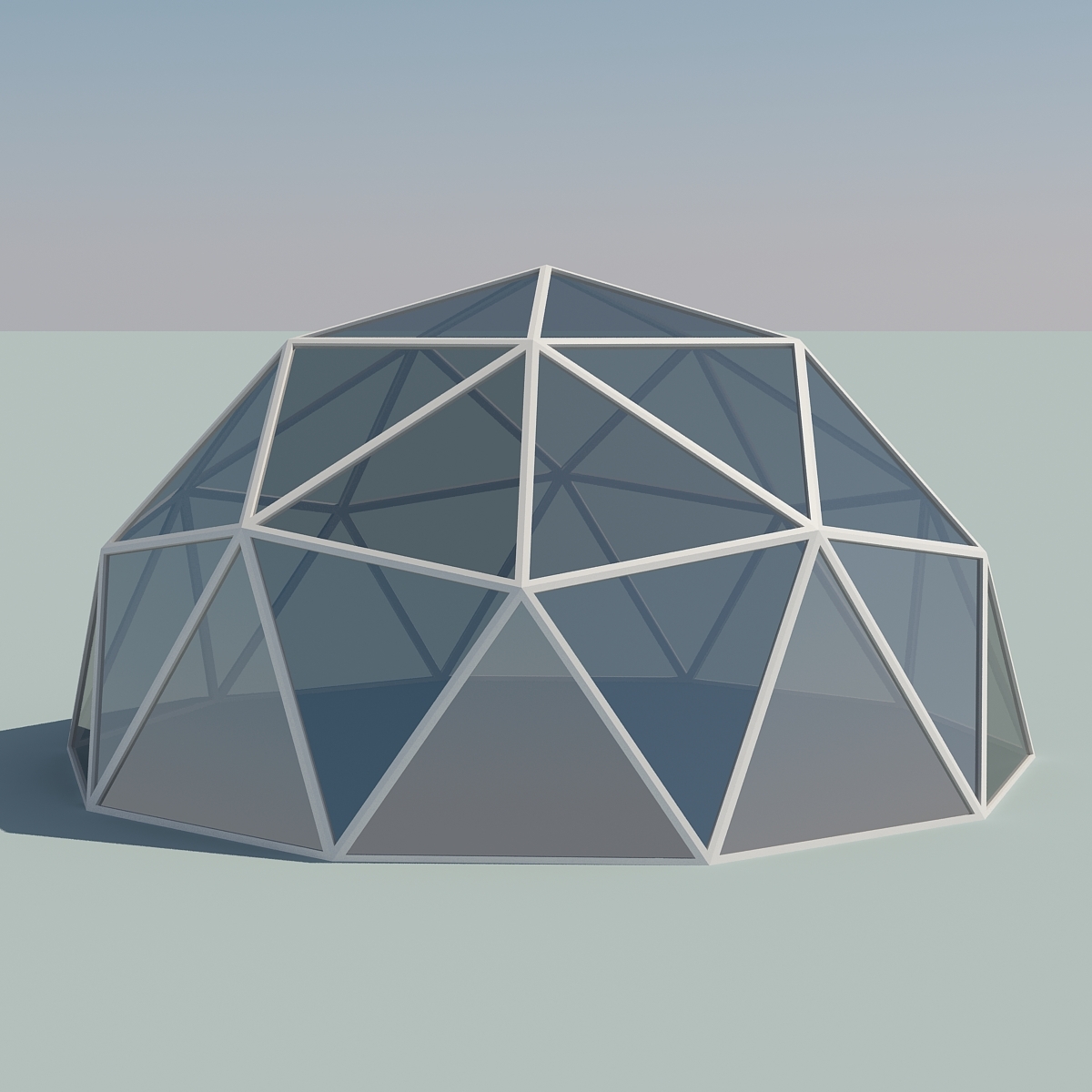 dome geodesic 3d model