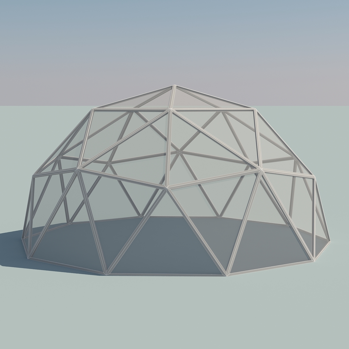 dome geodesic 3d model