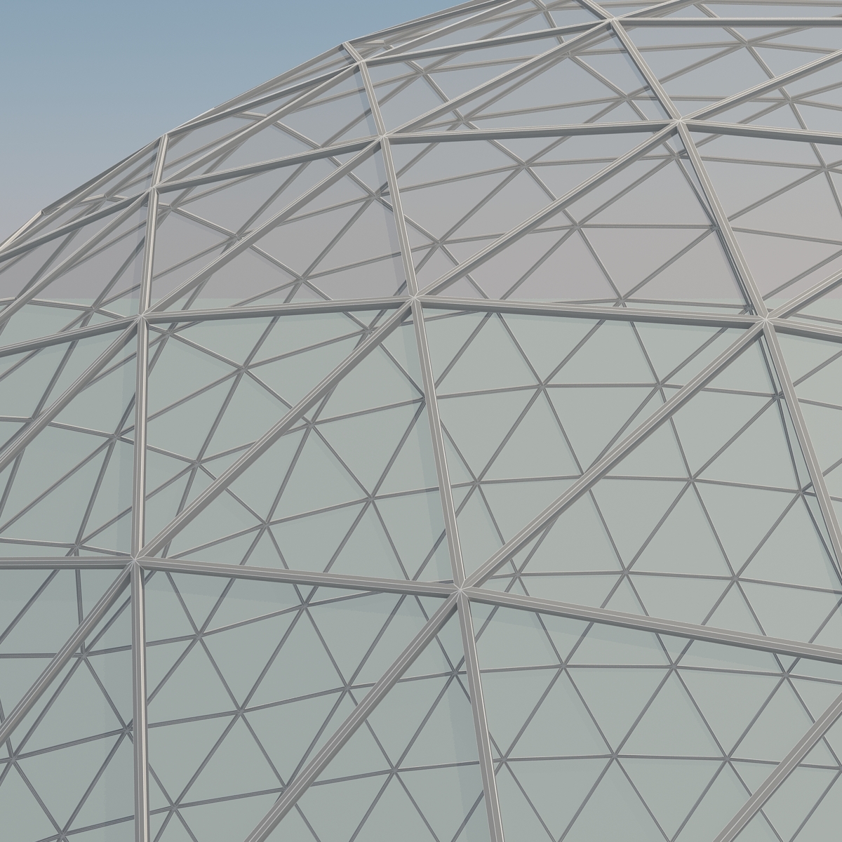 dome geodesic 3d model
