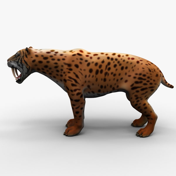 3d smilodon model