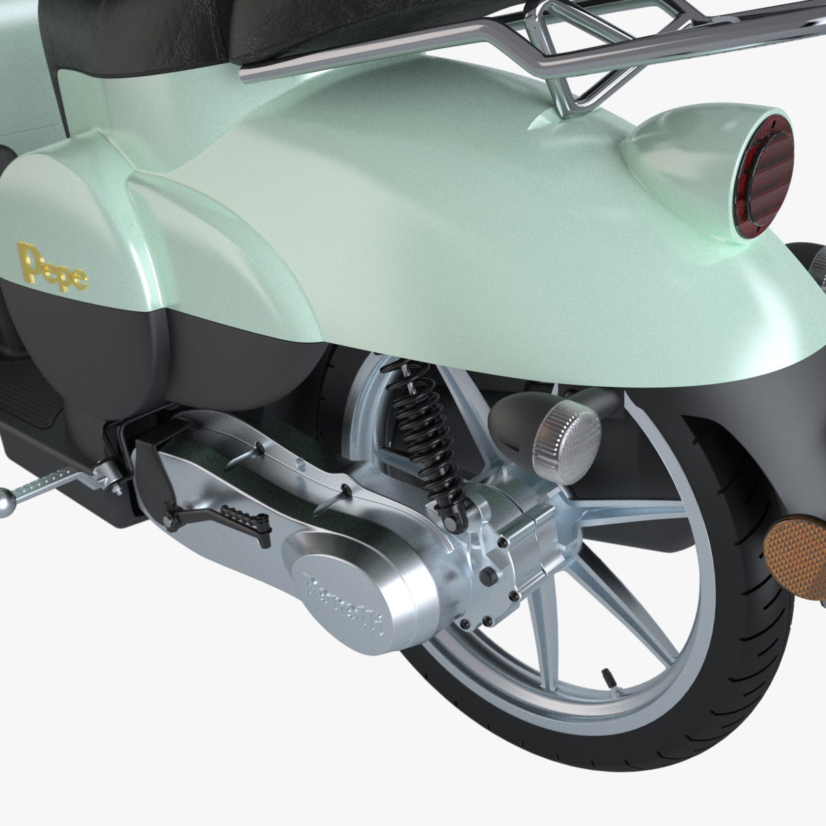 max photoreal scooter benelli pepe