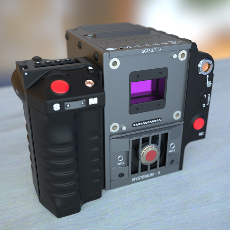 3d digital camera red