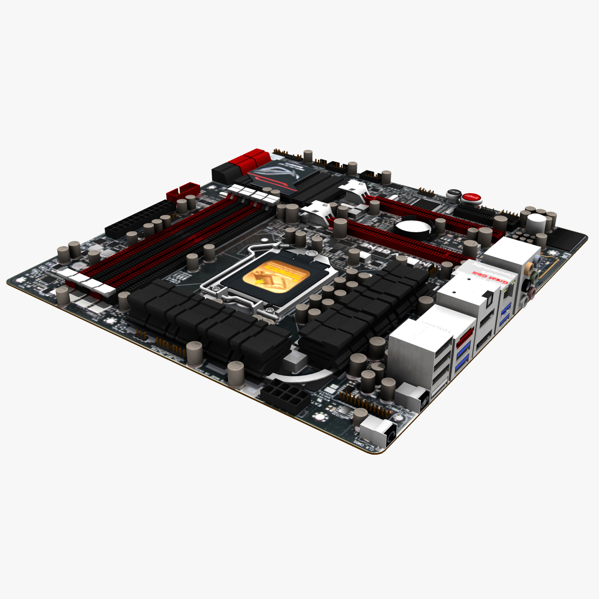 3ds max motherboard circuit board