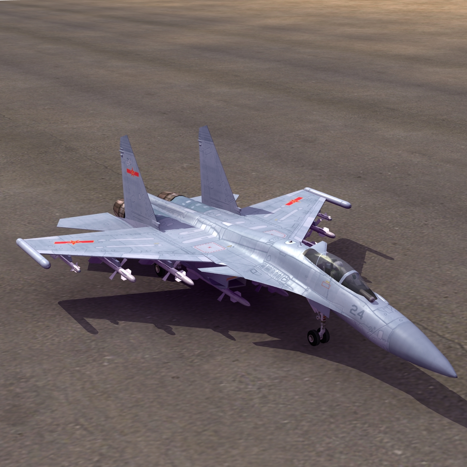 shenyang j15 flying shark 3d model