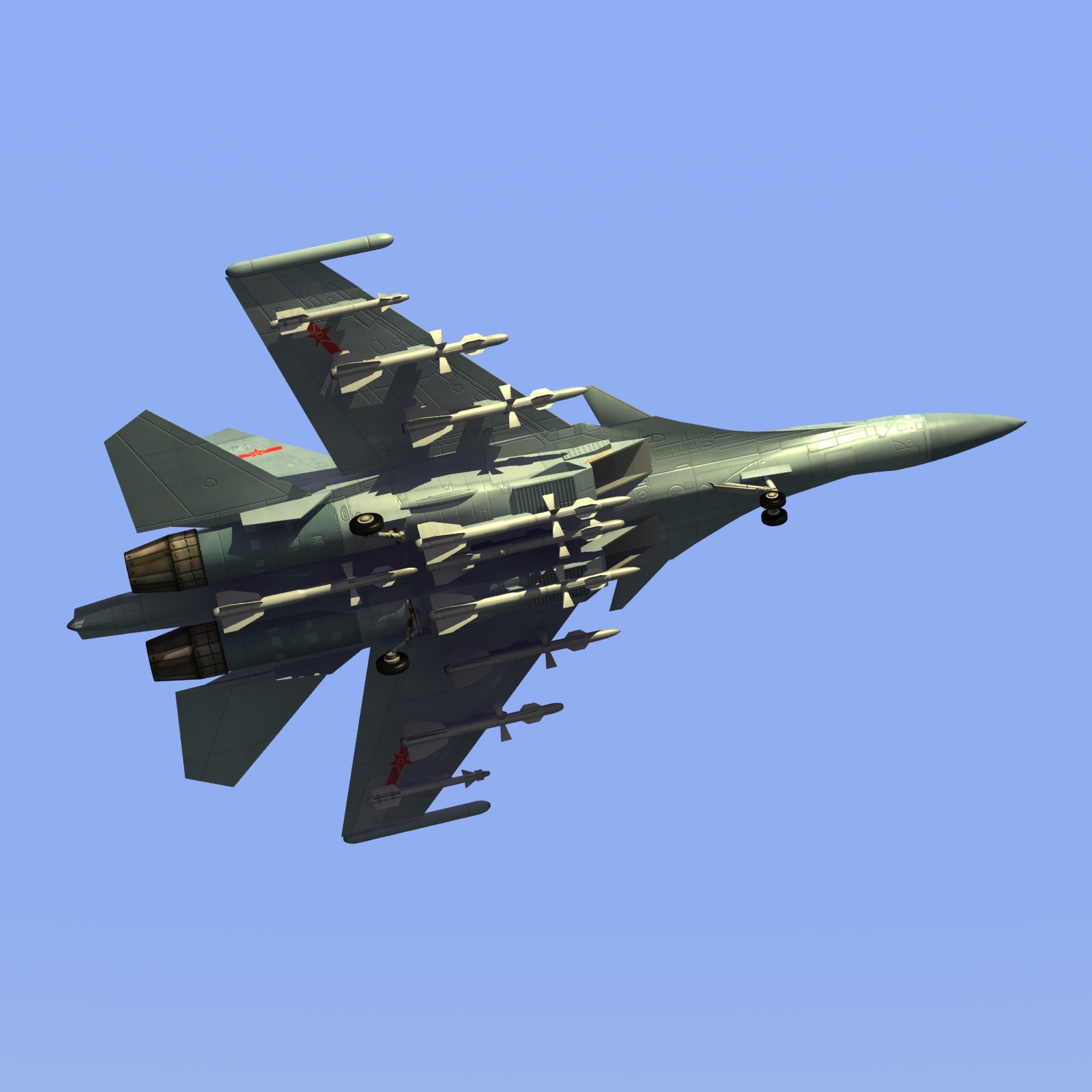 shenyang j15 flying shark 3d model