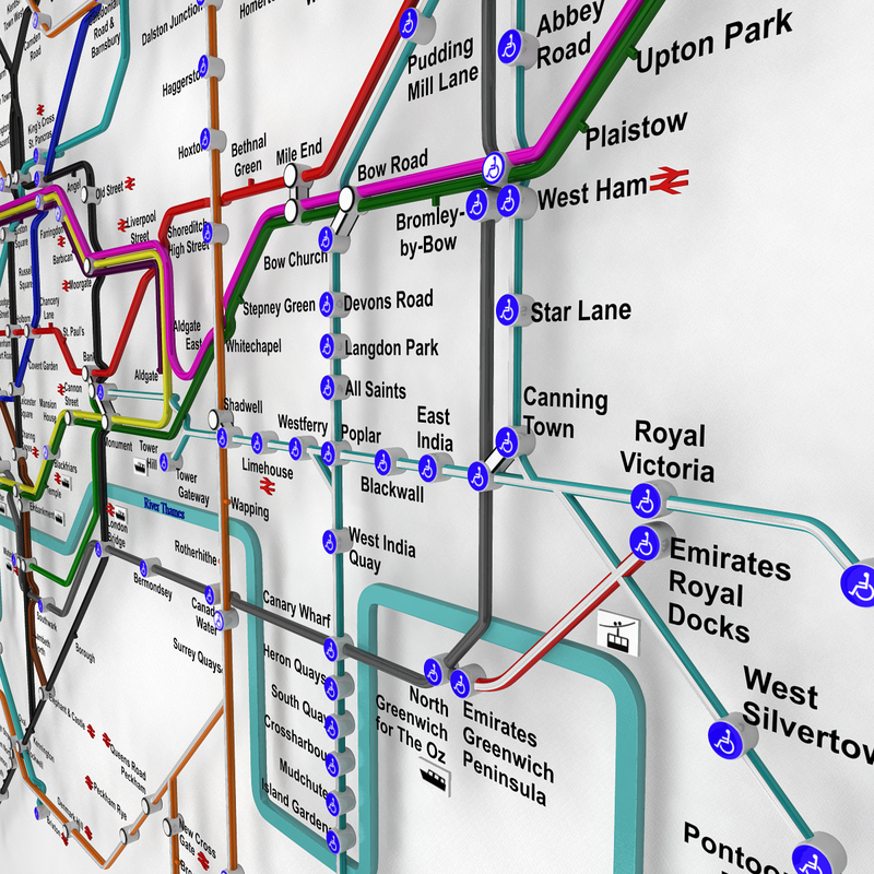 3d london underground model