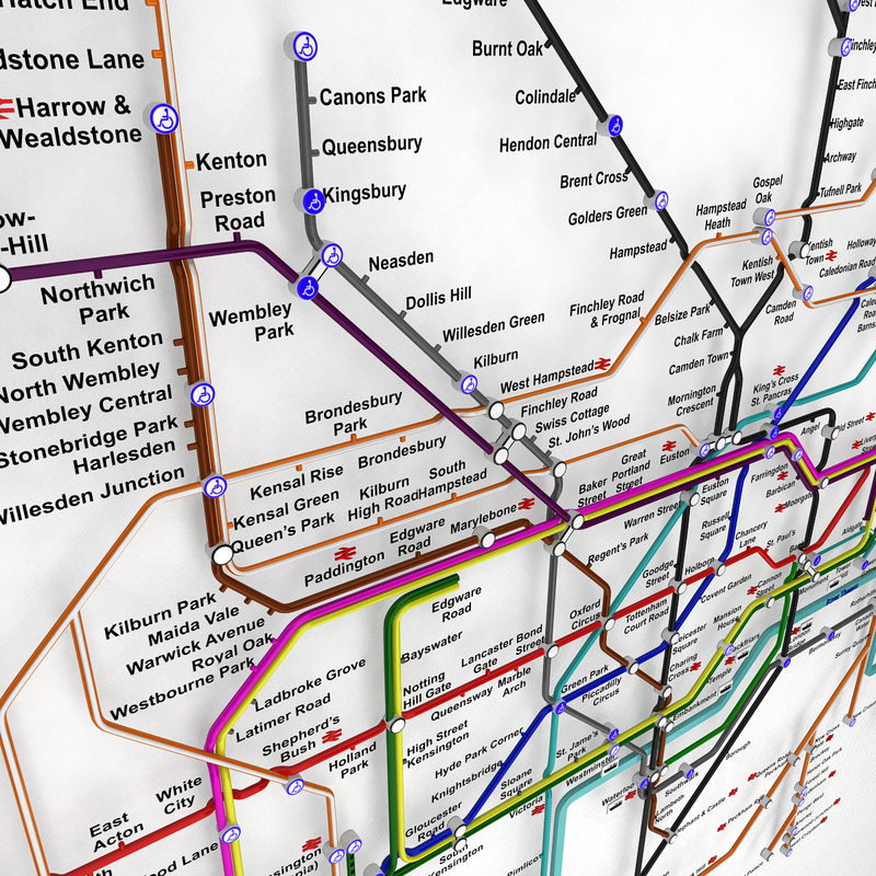 3d london underground model