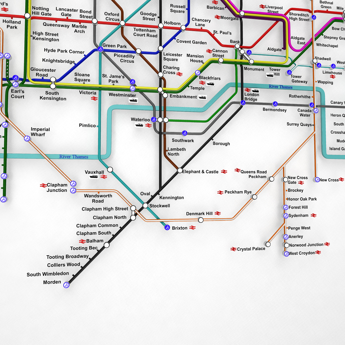 3d london underground model