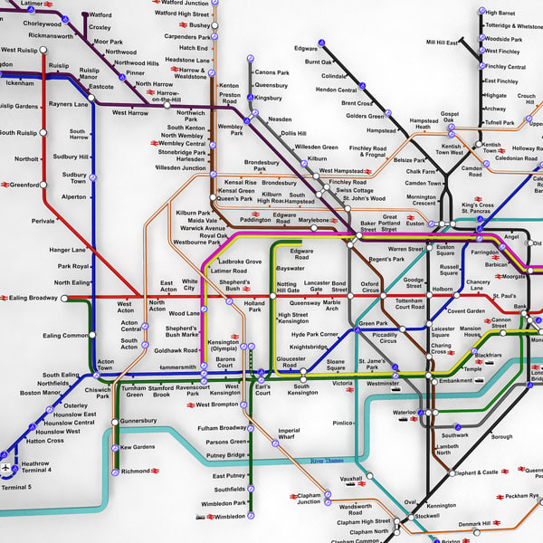 3d london underground model