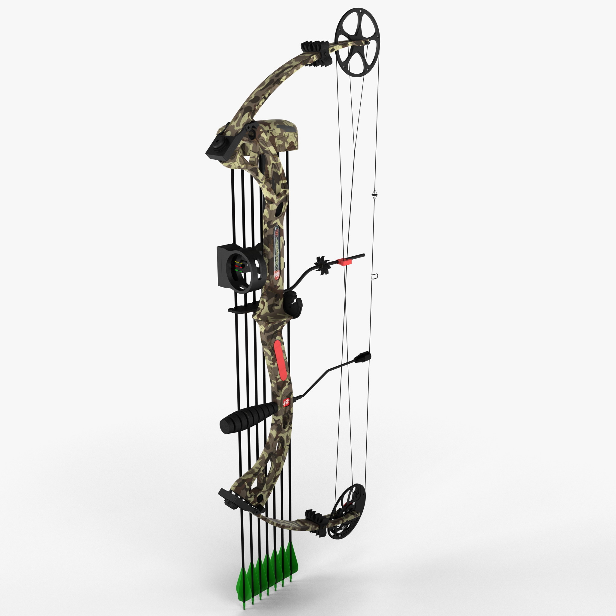 3d model compound bow pse stinger