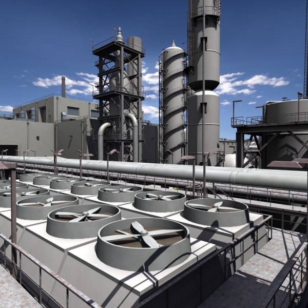 industrial plant complex oil max