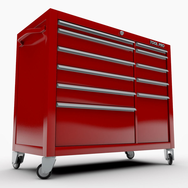 3d model mechanics tool chest