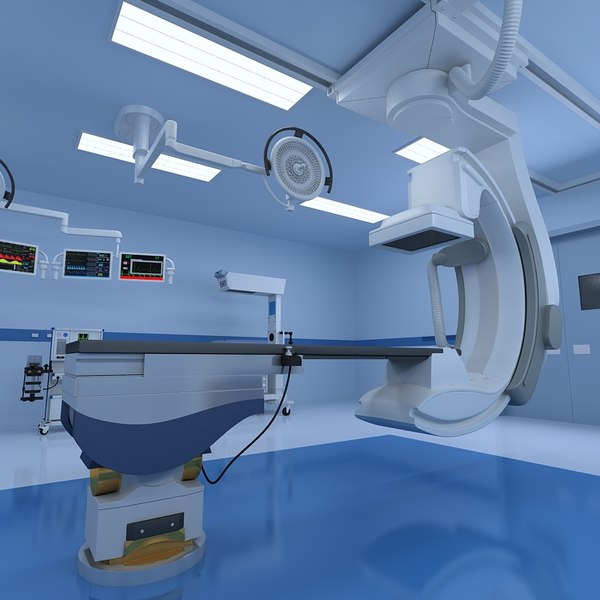 operating room 3d max