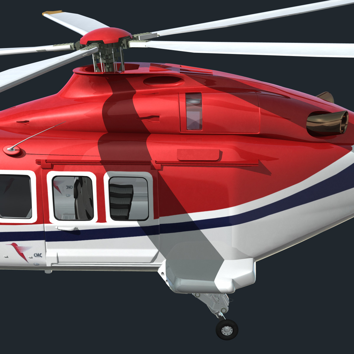 aw139 helicopter 3d 3ds