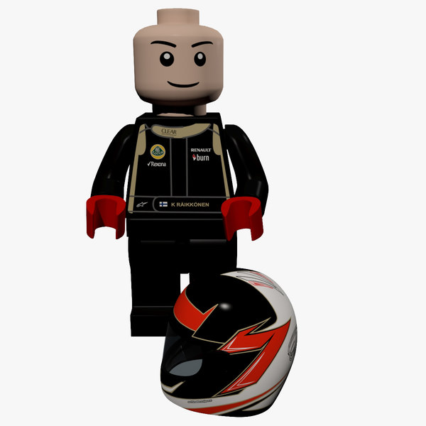 modelo 3d Lego Kimi Raikkonen - TurboSquid 770060
