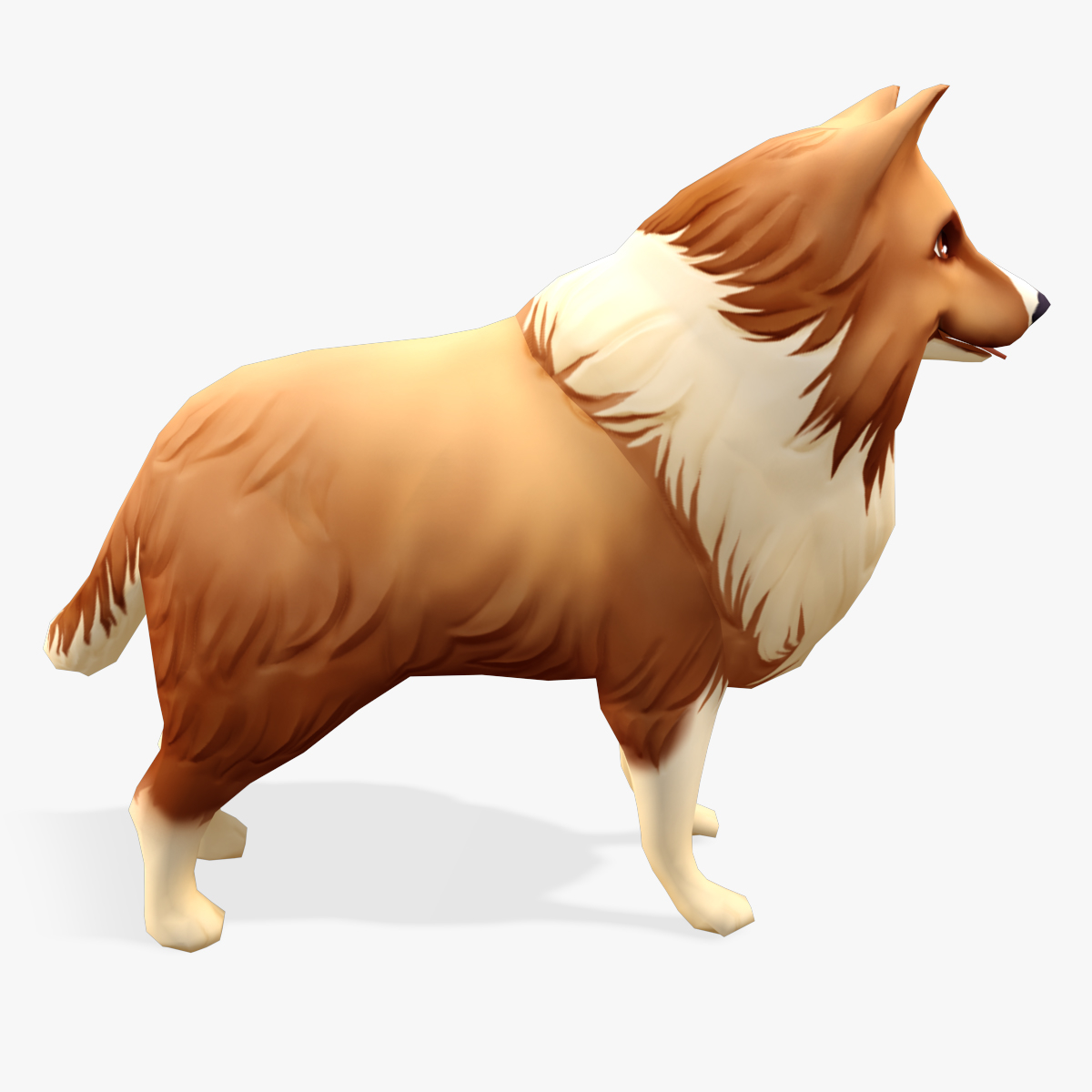 s cartoon animals sheltie model
