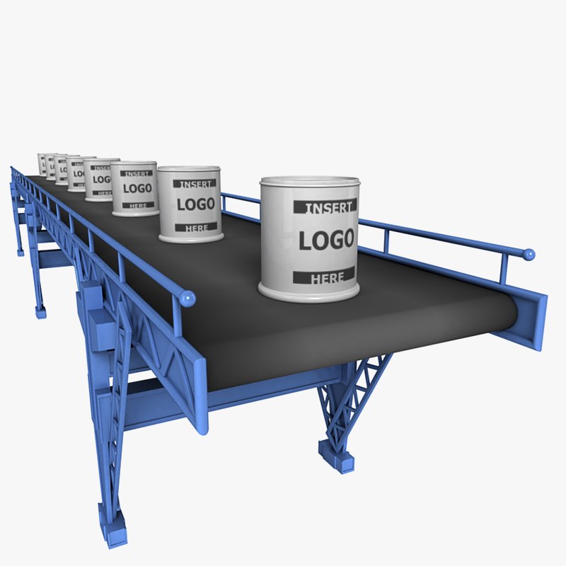 conveyor belt 3d model