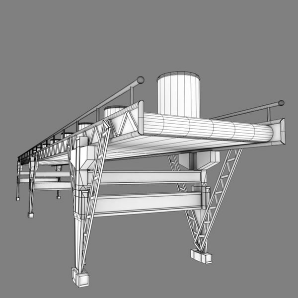 conveyor belt 3d model