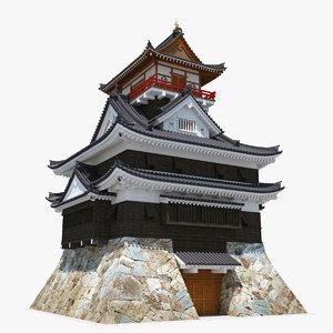 3d model osaka castle
