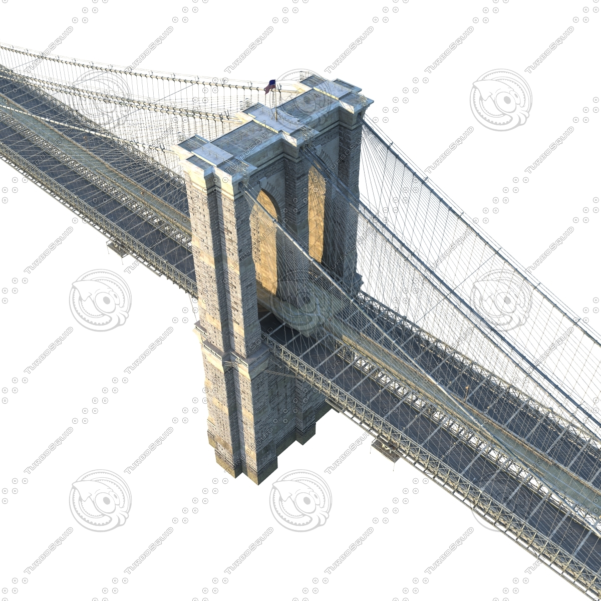 brooklyn bridge c4d