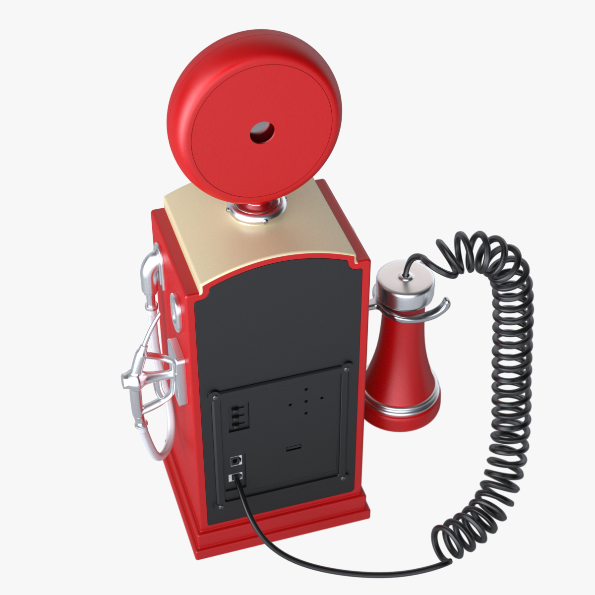 max photoreal gas station phone