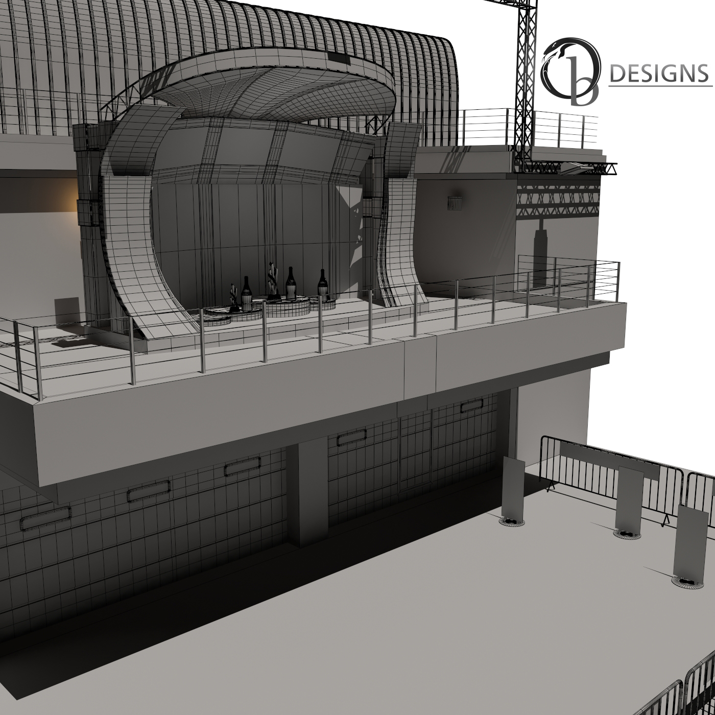 3d formula podium model