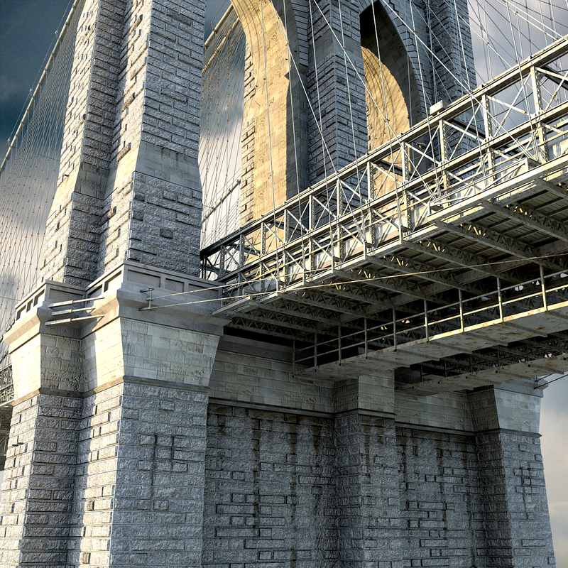 brooklyn bridge c4d
