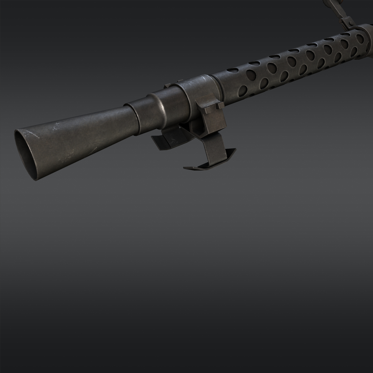 3d model of ready m1919a6