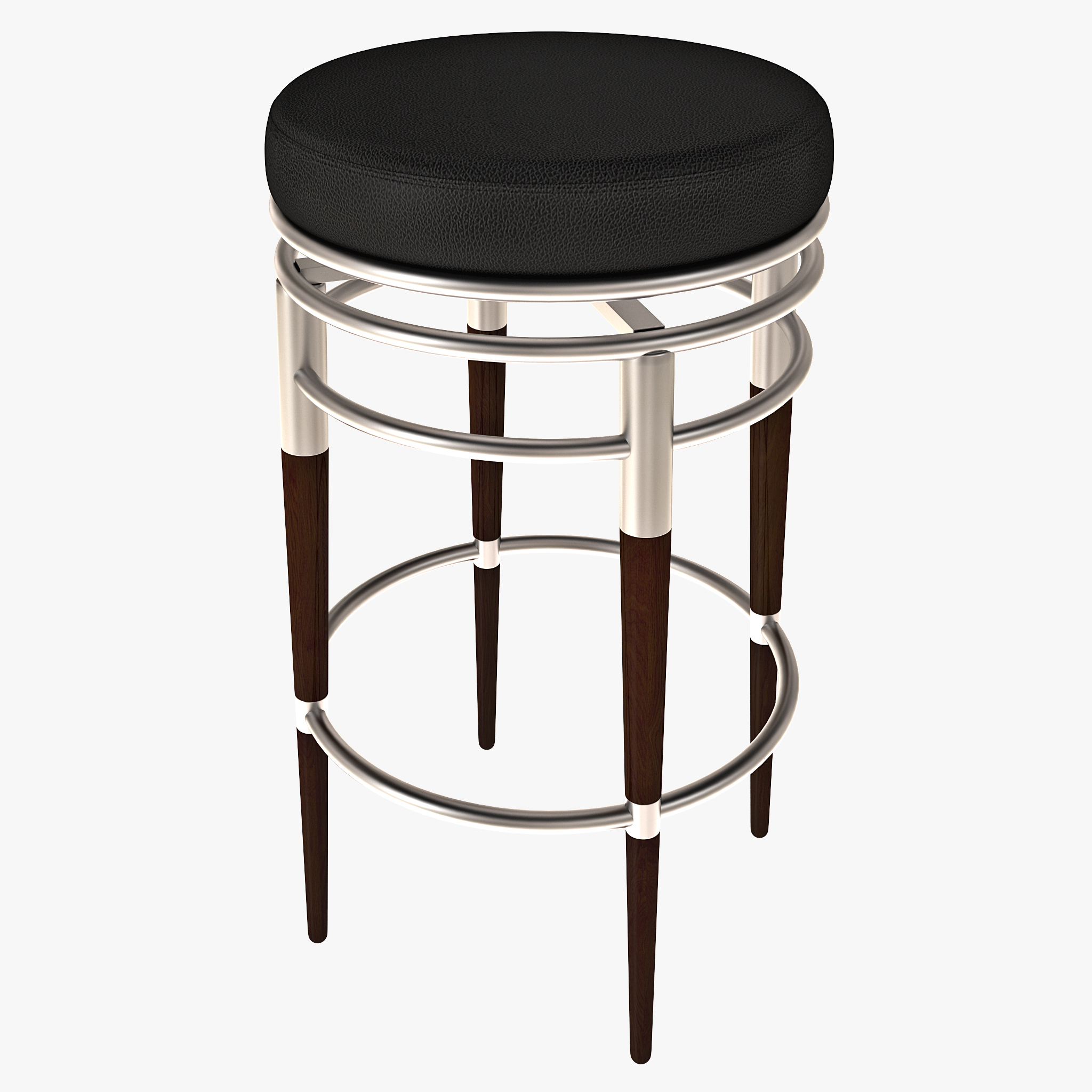 3dsmax metal swivel bar stool