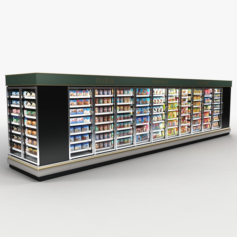 frozen food cases model