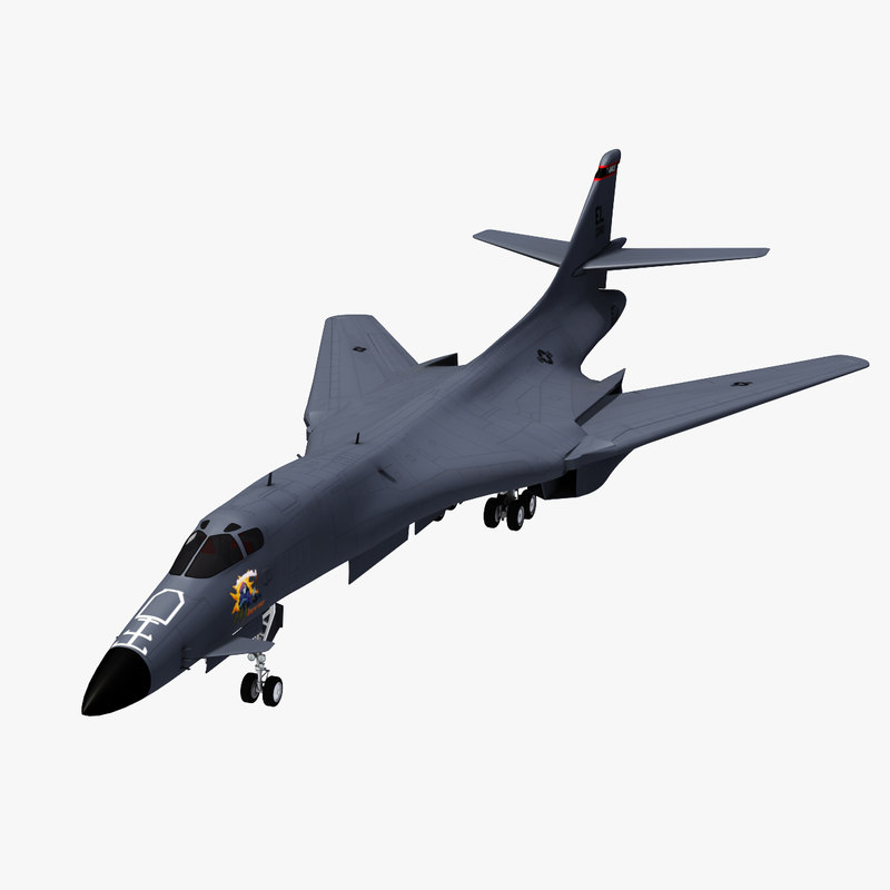 b-1b lancer usaf 3d model
