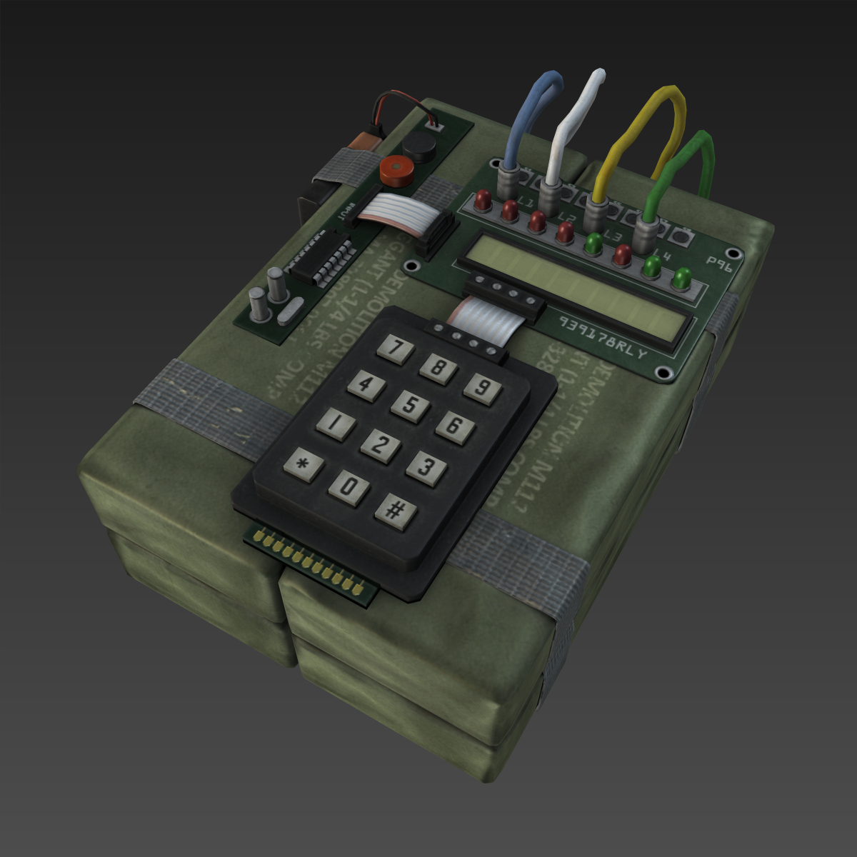 C4炸弹3D模型 - TurboSquid 772656