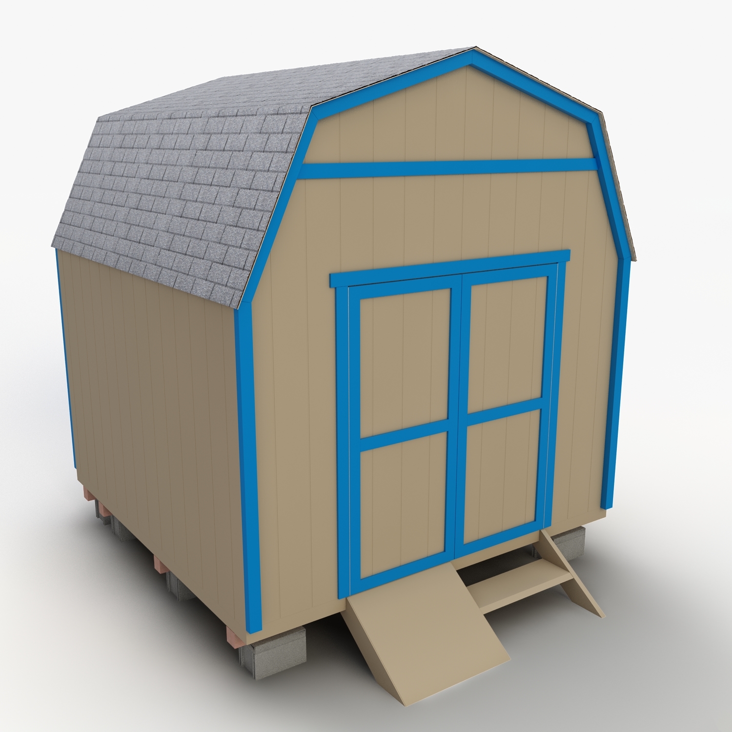 storage building 3d model