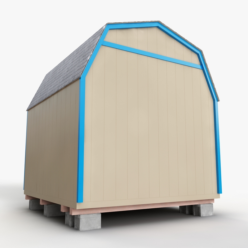 storage building 3d model
