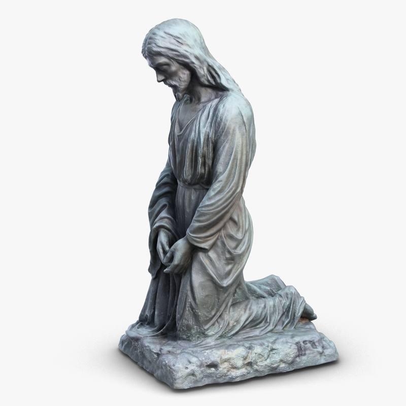 sculpture jesus knee max