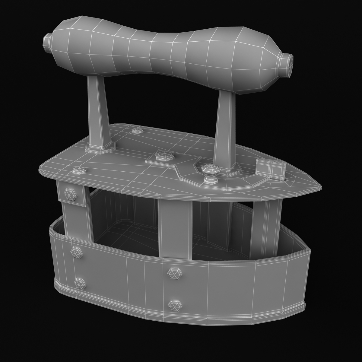 3d model es iron antique