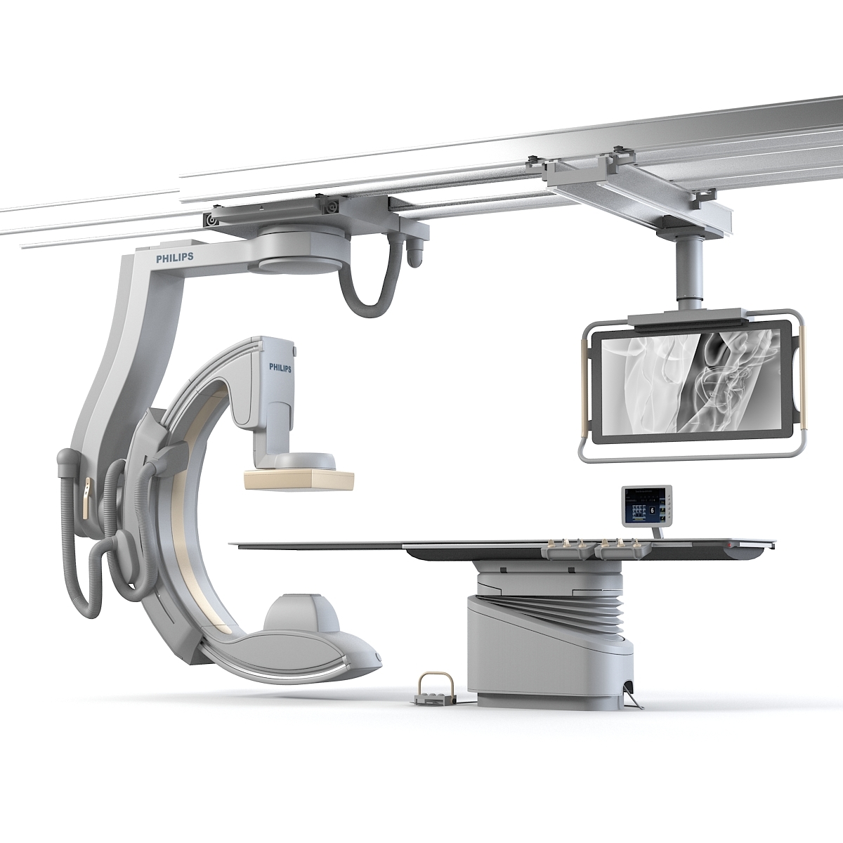 philips multidiagnost eleva 3d model