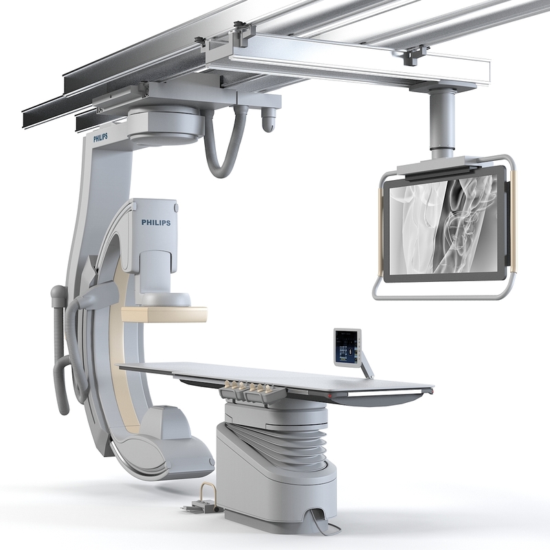 philips multidiagnost eleva 3d model