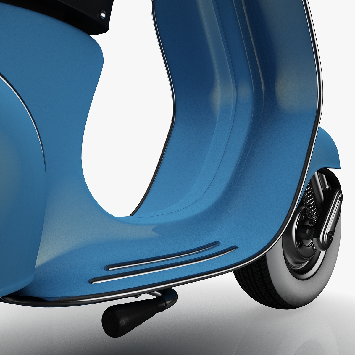 3d vespa rigged parameters model